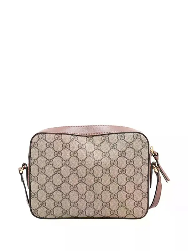Gucci 2016-2026 Small Gg Supreme Horsebit 1955 Crossbody Bag - Neutrals