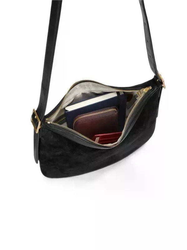 Shinola Medium Bixby Suede Crossbody Bag