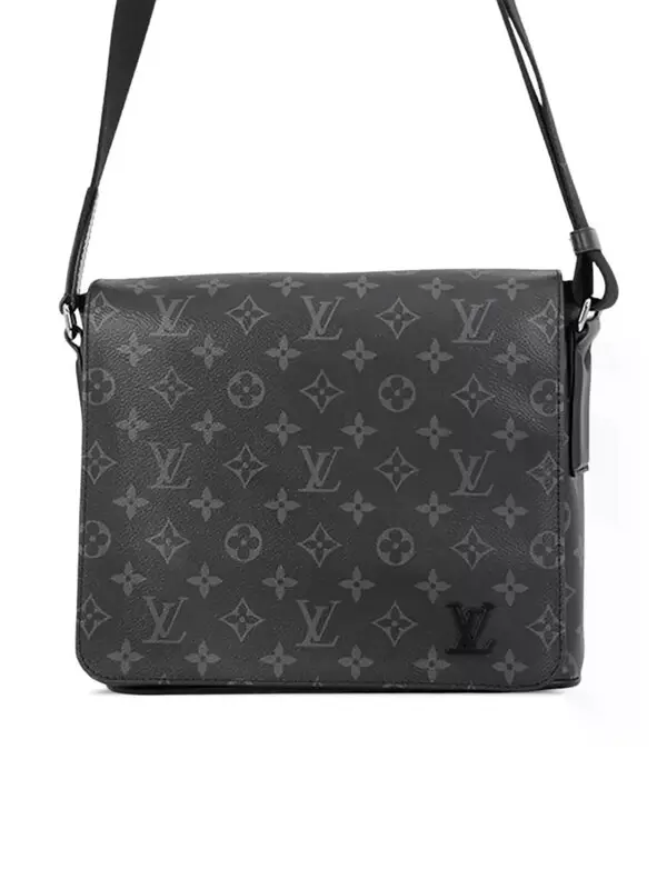 LOUIS VUITTON 2000-2026 Monogram Eclipse District Pm Crossbody Bag