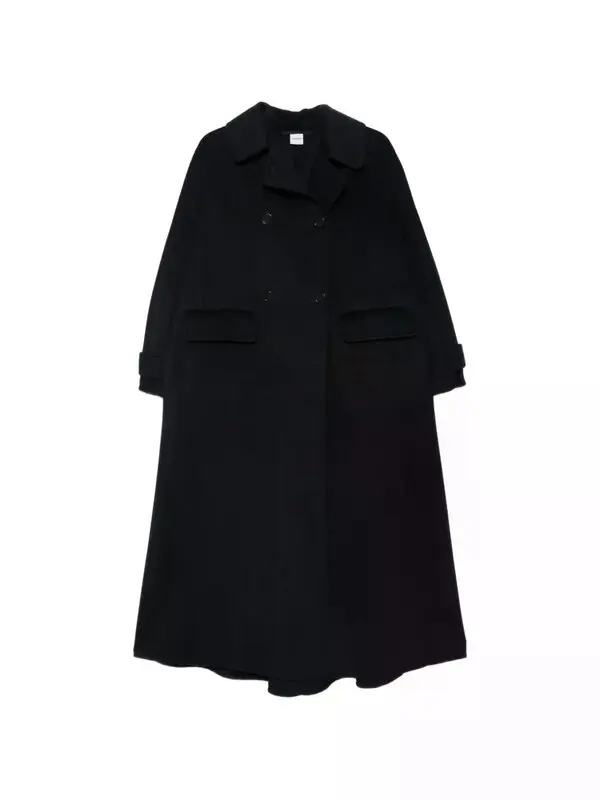 Aspesi Double-breasted Button-up Coat - Blue