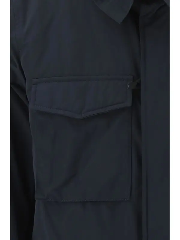 Aspesi Flap-pocketed Hooded Military Jacket