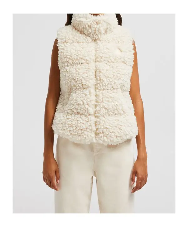 Moncler Wourl Teddy Zip-up Vest