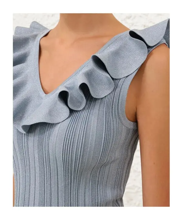 Zimmermann Ruffled Tank Top