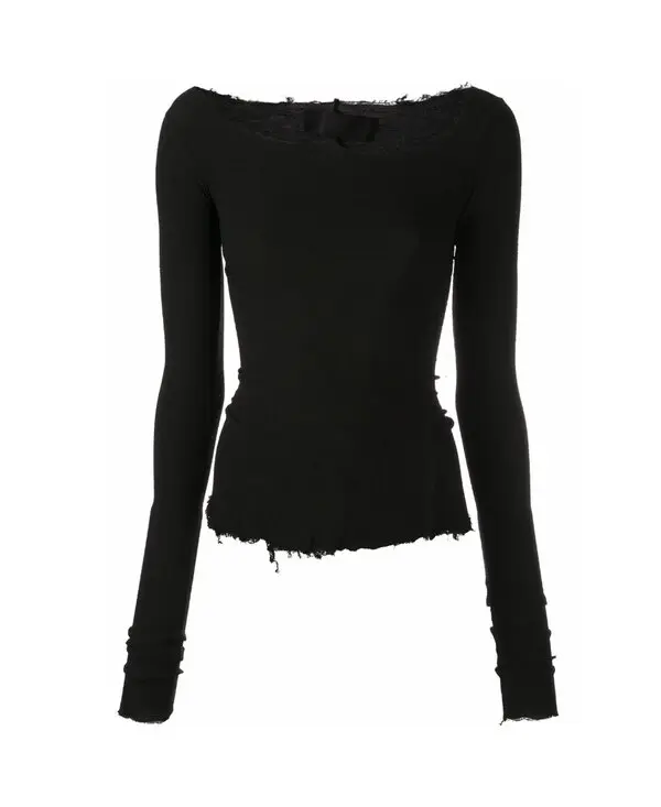 MARC LE BIHAN Asymmetric Neck Sweatshirt