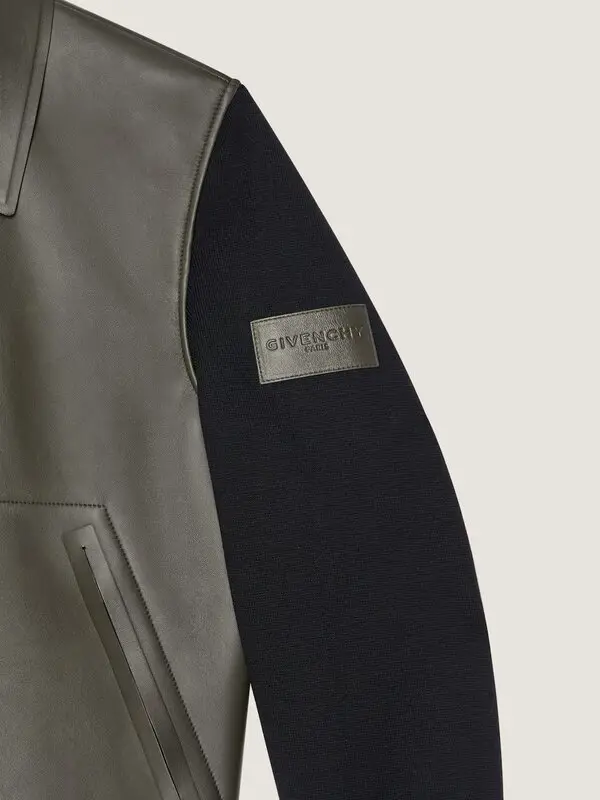 Givenchy Mix Material Blouson With Paris Patch
