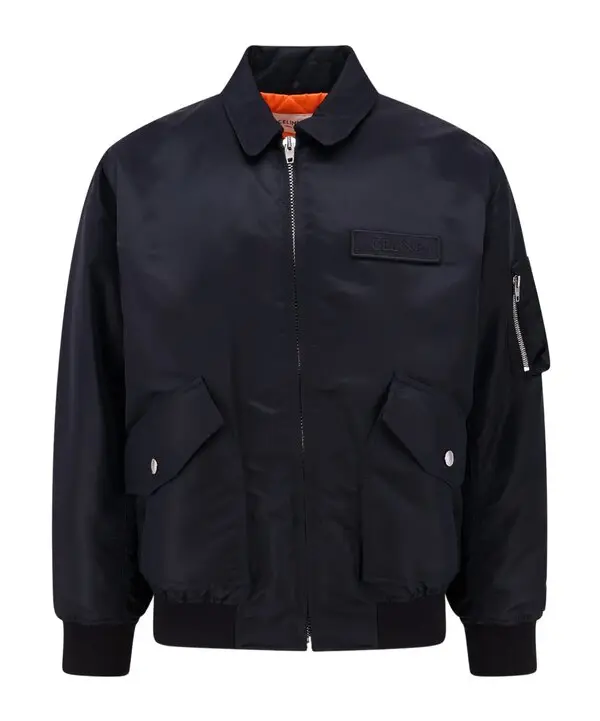 Celine Bomber Jacket In Nylon Twill