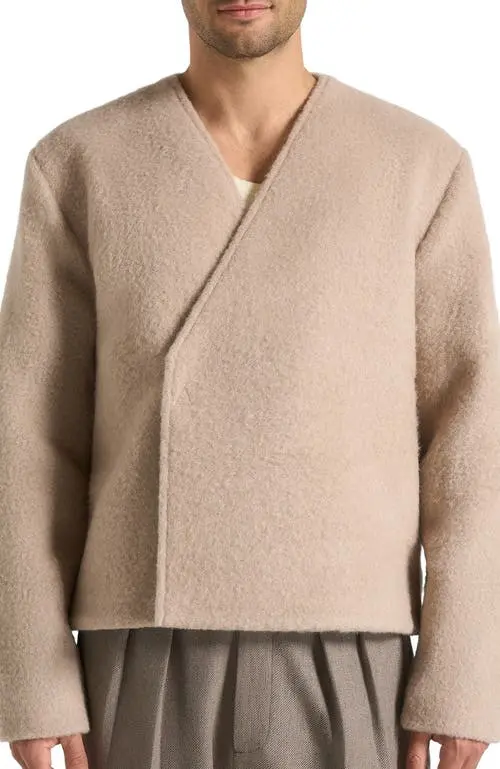 Manière De Voir Loris Minimal Wool Jacket