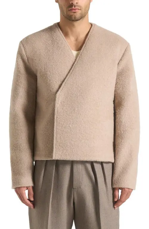 Manière De Voir Loris Minimal Wool Jacket