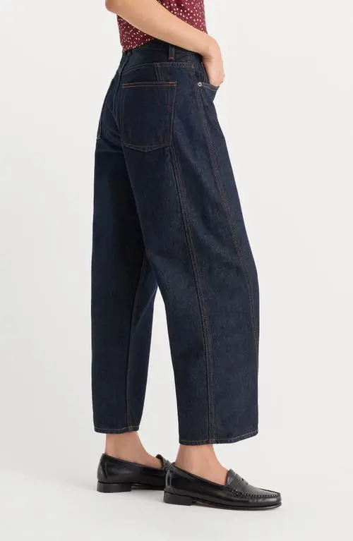 Good American Vintage Barrel Ankle Wide Leg Jeans