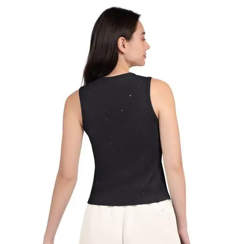 STARTER Philadelphia Eagles Rhinestone Sprinkle Ribbed Tank