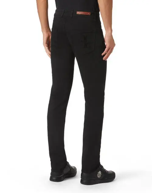 BILLIONAIRE Denim Trousers Super Straight Cut Fit