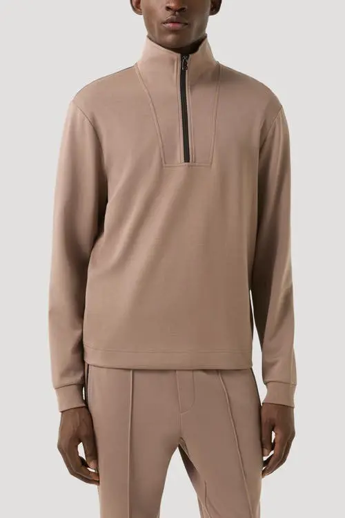Bogner Sweat Troyer Raven - Mud
