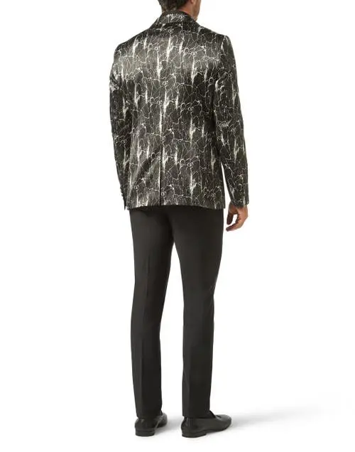BILLIONAIRE Blazer Super Slim Fit Marbled