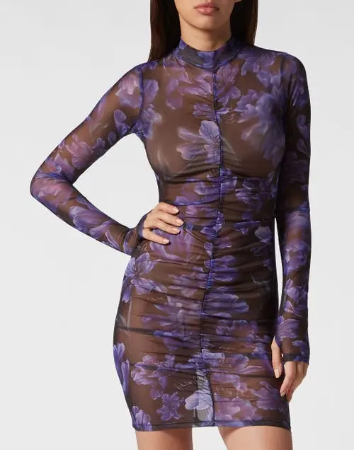 Philipp Plein Evening Dress Flowers