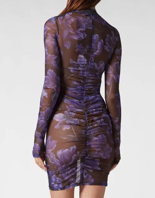 Philipp Plein Evening Dress Flowers