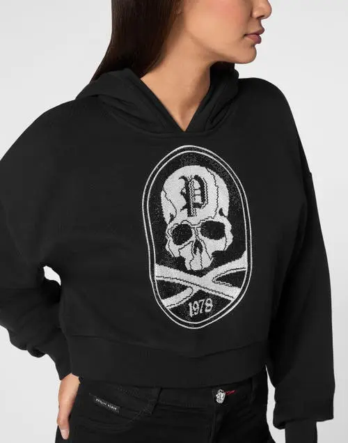 Philipp Plein Hooded Sweatshirt Skull&bones