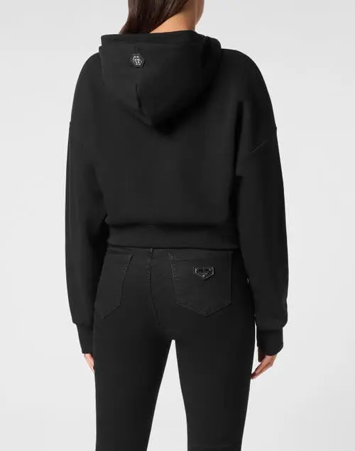 Philipp Plein Hooded Sweatshirt Skull&bones