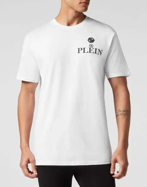 Philipp Plein T-shirt Round Neck Ss Iconic Plein