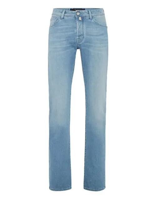 BILLIONAIRE Denim Trousers Regular Fit - Lightblue