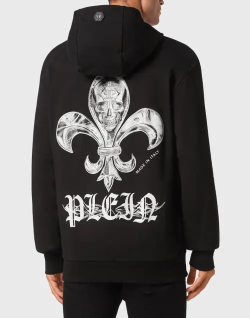Philipp Plein Hooded Sweatshirt Chrome