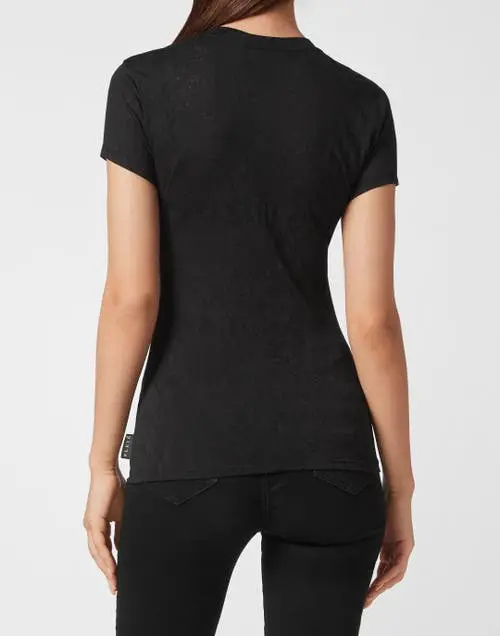 Philipp Plein T-shirt Round Neck Gothic Plein