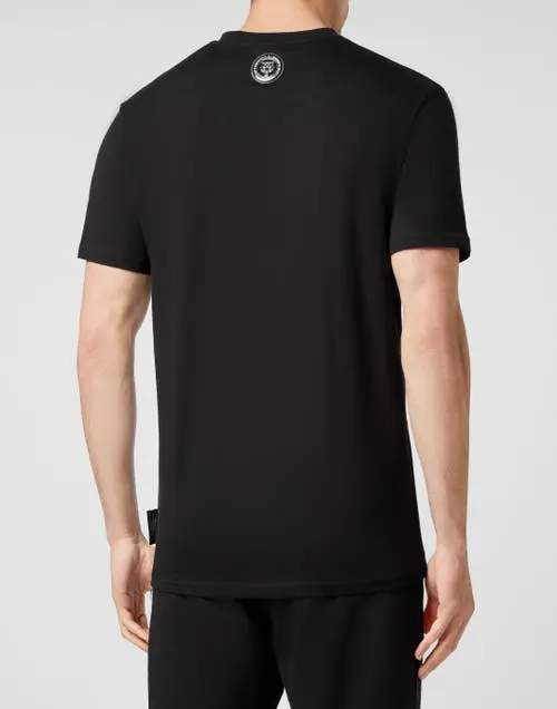 PLEIN SPORT T-shirt Round Neck Ss - Black/white