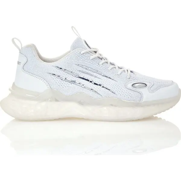 PLEIN SPORT Runner Tiger Scratch - White