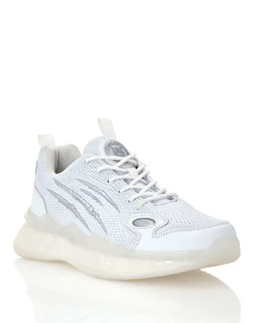PLEIN SPORT Runner Tiger Scratch - White