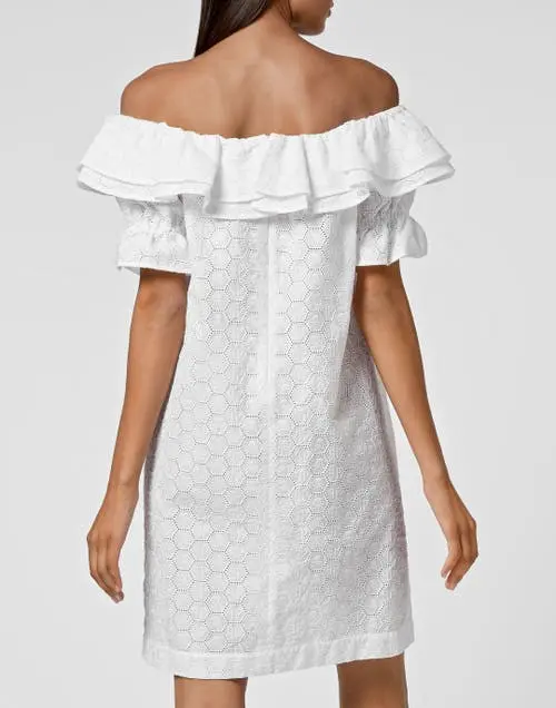 Philipp Plein Sangallo Short Dress Lace