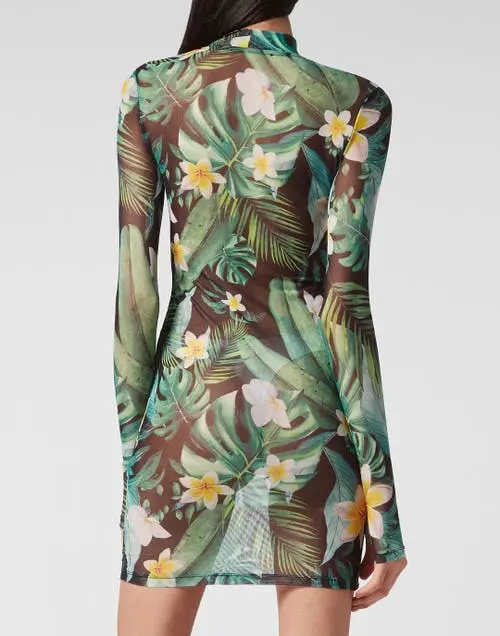 Philipp Plein Mini Dress Hawaii