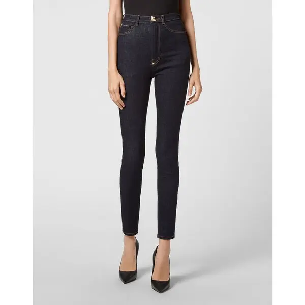 Philipp Plein Super High Waist Jegging - Indigoblue