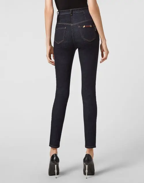 Philipp Plein Super High Waist Jegging - Indigoblue