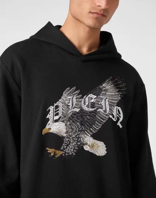 Philipp Plein Hooded Sweatshirt Eagle
