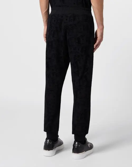 Philipp Plein Jogging Pants All-over Dollar Skull
