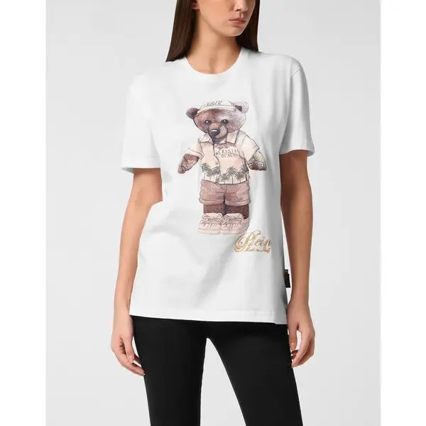Philipp Plein T-shirt Fit Teddy - White