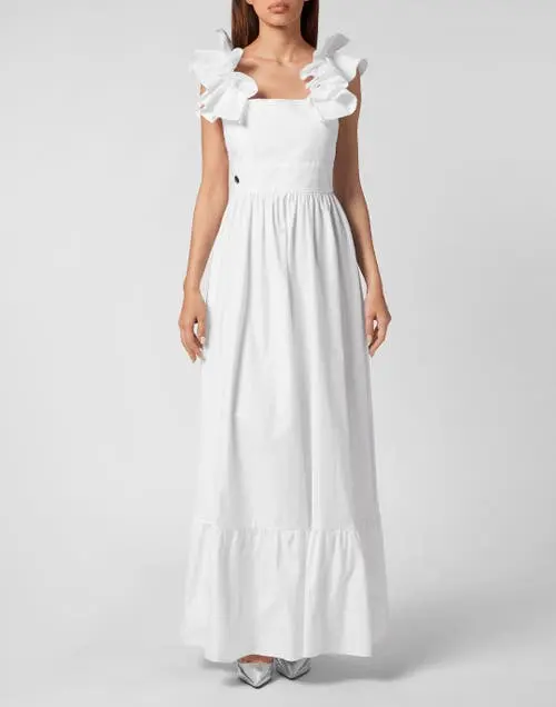 Philipp Plein Long Dress - White