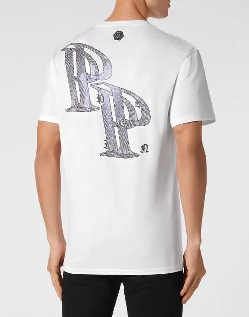 Philipp Plein T-shirt Round Neck Ss Wire Frame