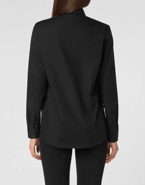 Philipp Plein Poplin Shirt Ls Iconic Plein