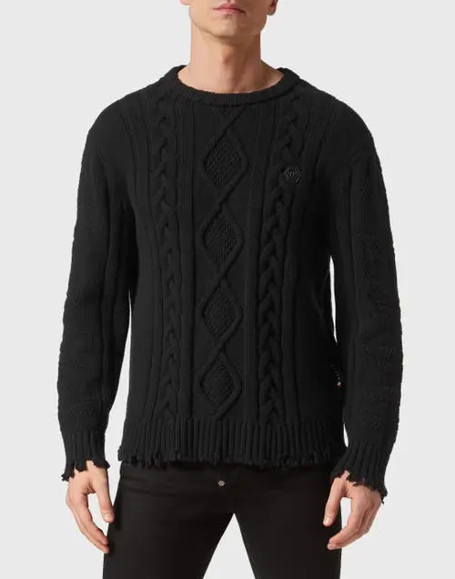 Philipp Plein Pullover Round Neck Skull&bones