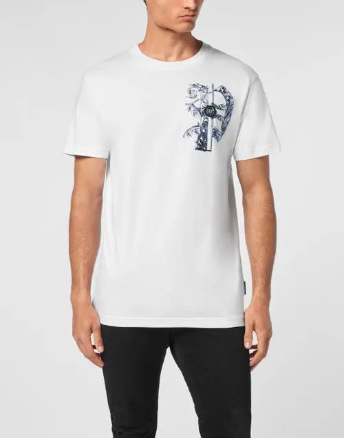 Philipp Plein T-shirt Round Neck Ss Skull