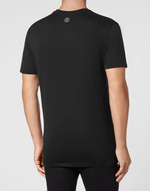Philipp Plein T-shirt Round Neck Ss Stones Hexagon