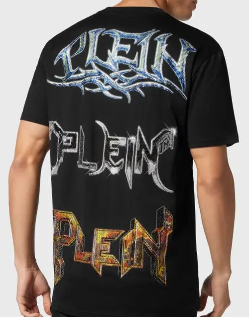 Philipp Plein T-shirt Round Neck Ss Logos