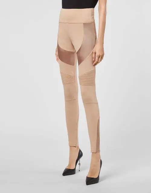 Philipp Plein Sport Leggings Iconic Plein - Beige