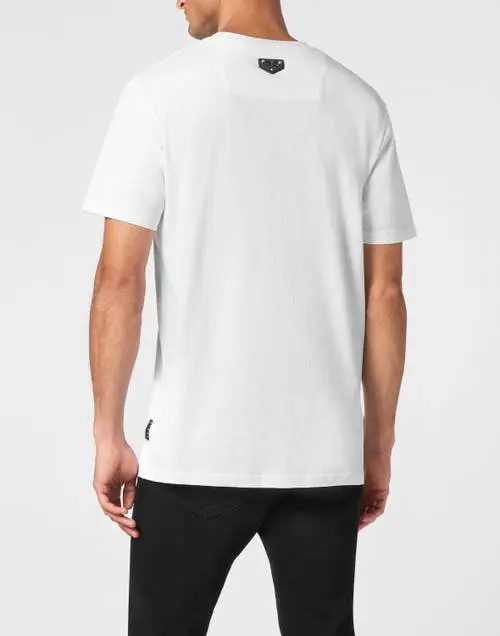 Philipp Plein T-shirt V-neck Ss Skull&amp;bones - White