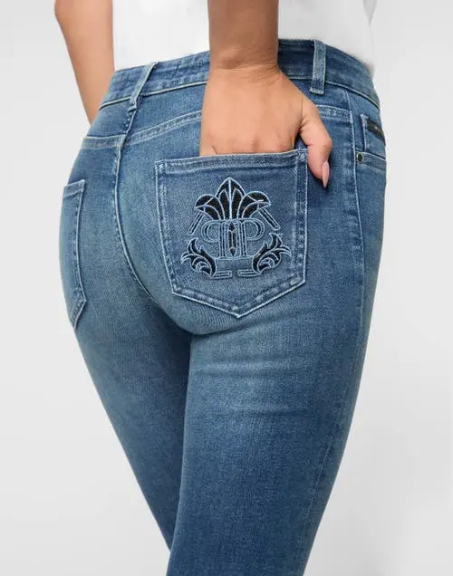 Philipp Plein Denim Jeggings - Deepseablue