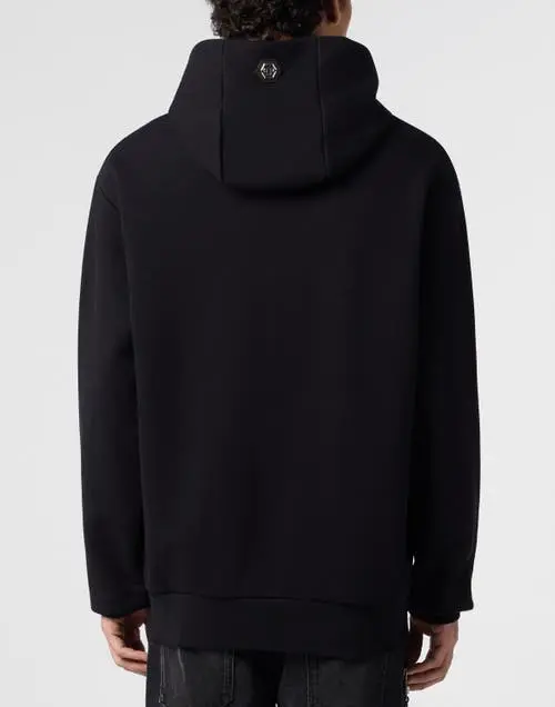 Philipp Plein Hoodie Dollar Skull Stones
