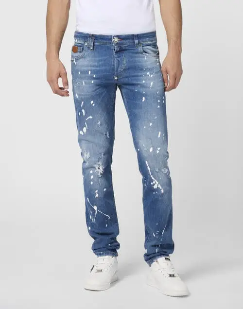 Philipp Plein 5-pocket Super Straight Cut Jeans Pp