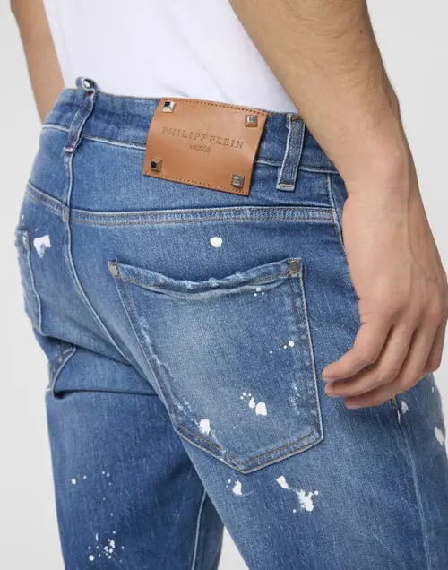 Philipp Plein 5-pocket Super Straight Cut Jeans Pp
