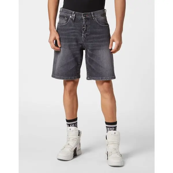 Philipp Plein Denim Shorts Formentera Fit