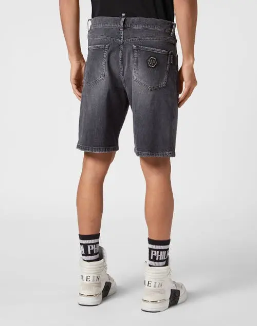 Philipp Plein Denim Shorts Formentera Fit